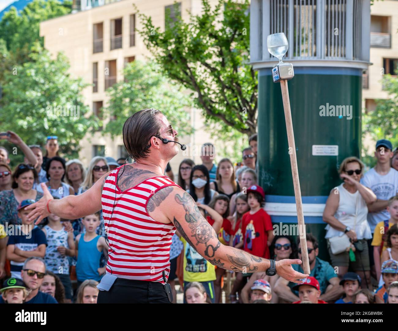 Asphalt art of merano street hi-res stock photography and images - Alamy
