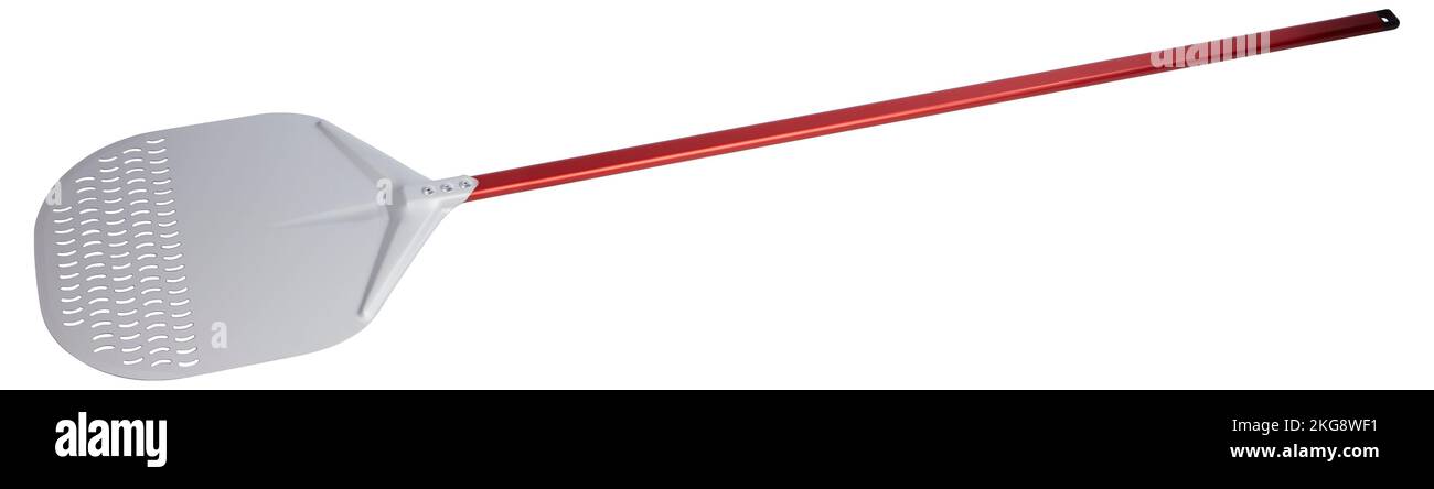 A pizza shovel isolated on white background Stock Photo - Alamy