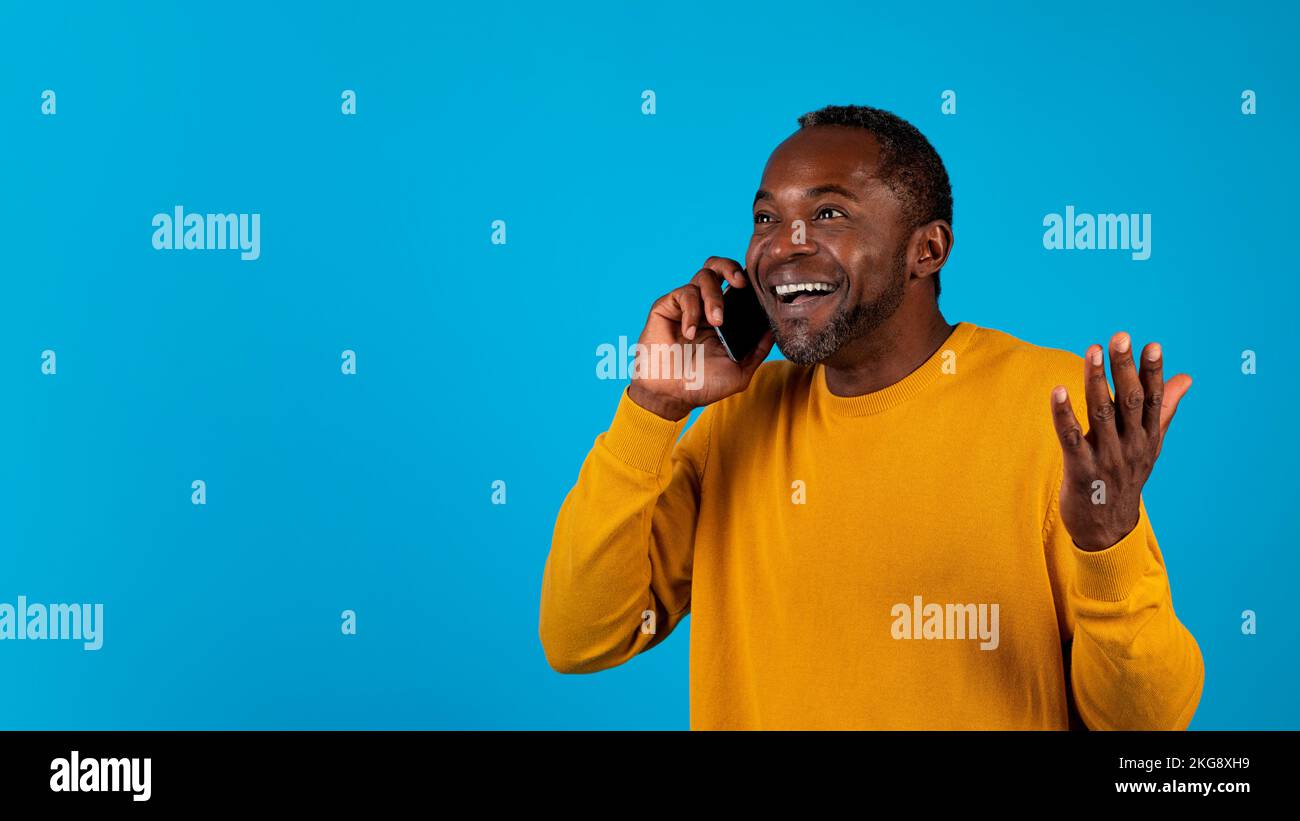 Emotional black guy watching hi-res stock photography and images - Alamy