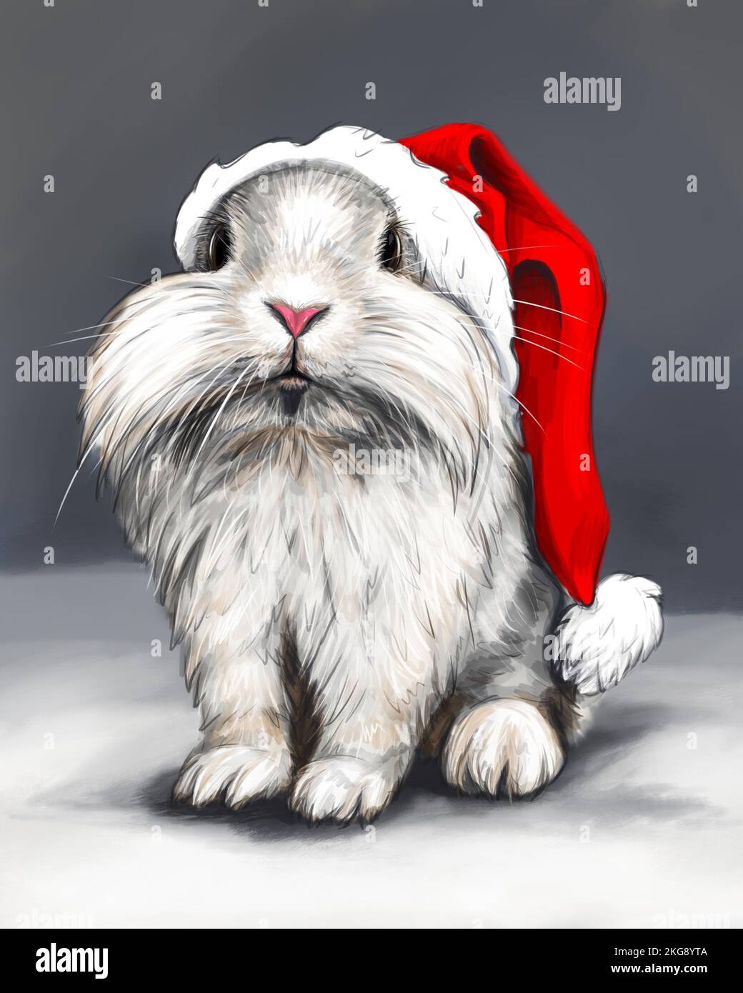 Santa rabbit hi-res stock photography and images - Alamy