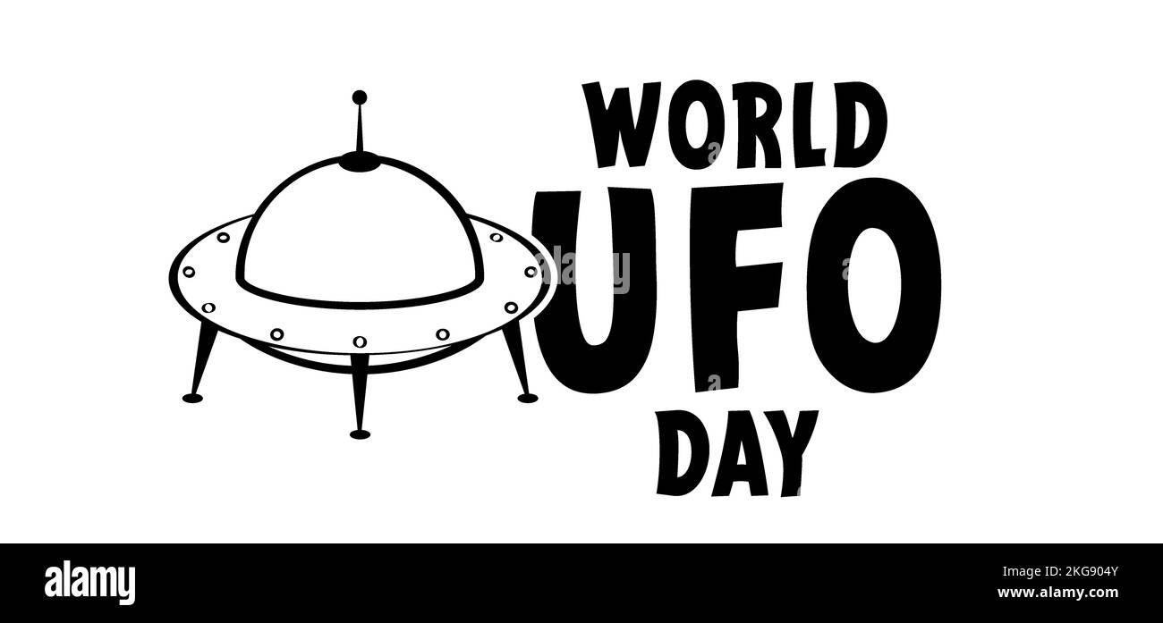 Ufo flying spaceship of aliens. For world UFO fay. Cartoon Flying ...