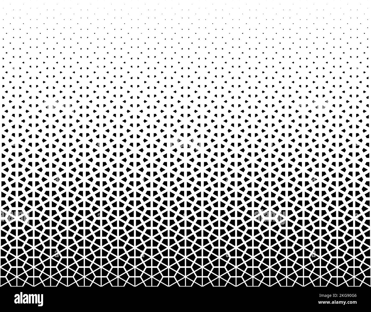 Geometric pattern of black figures on a white background.Arabic ...