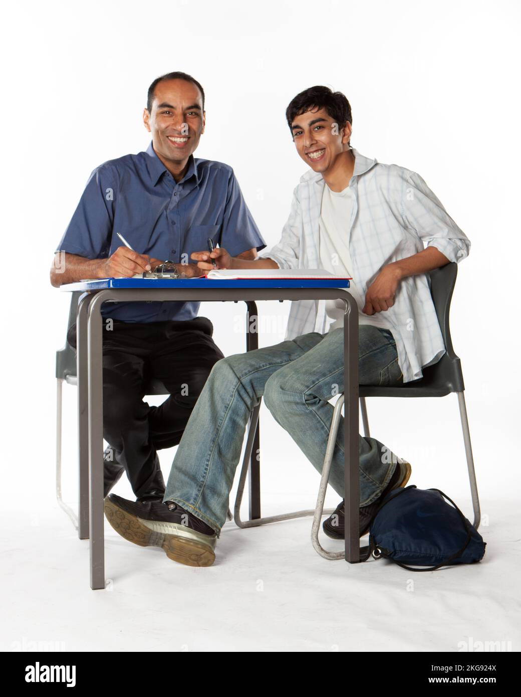 Indian teacher with her students hi-res stock photography and images ...