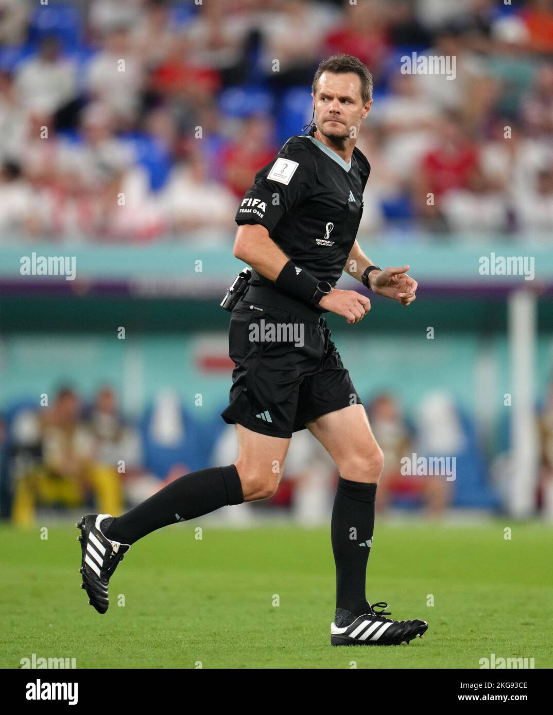 Referee Chris Beath during the FIFA World Cup Group C match at Stadium ...