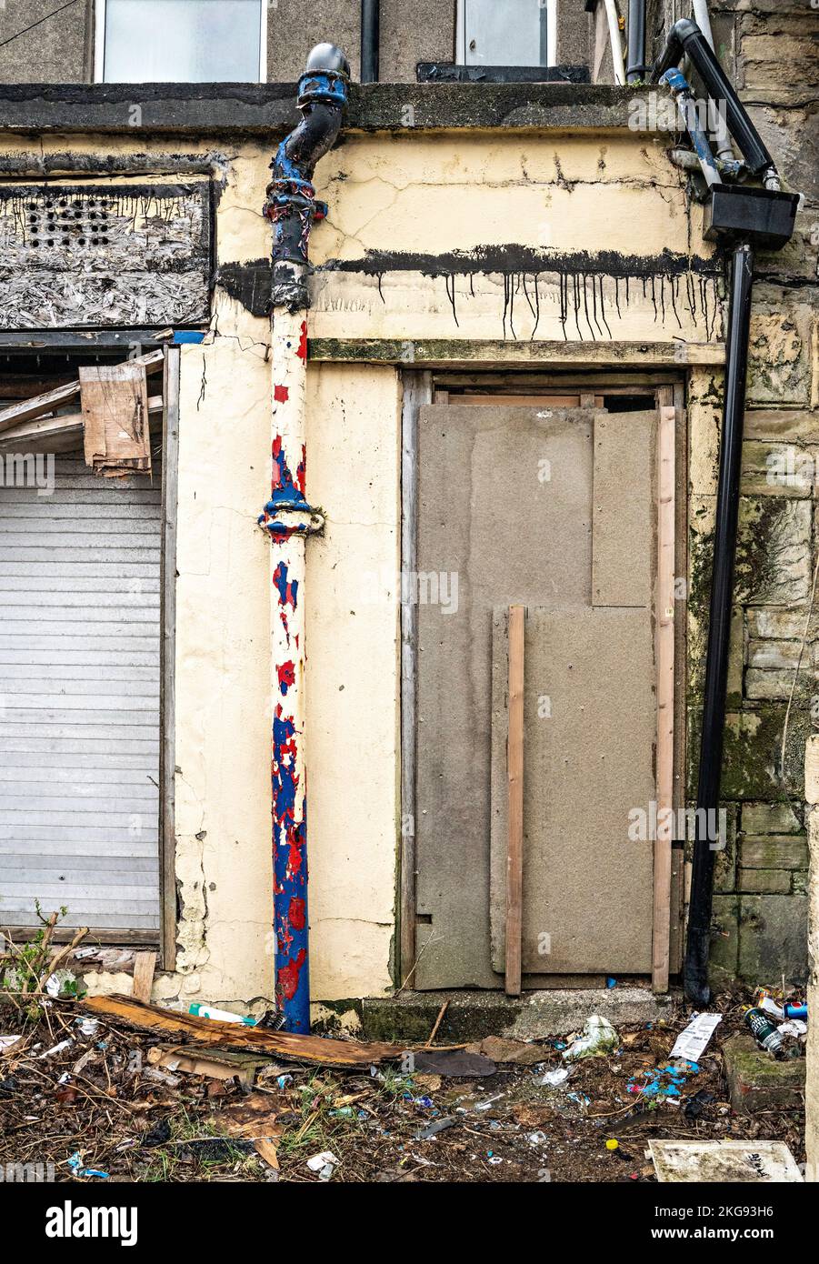 Run down building texture hi-res stock photography and images - Alamy