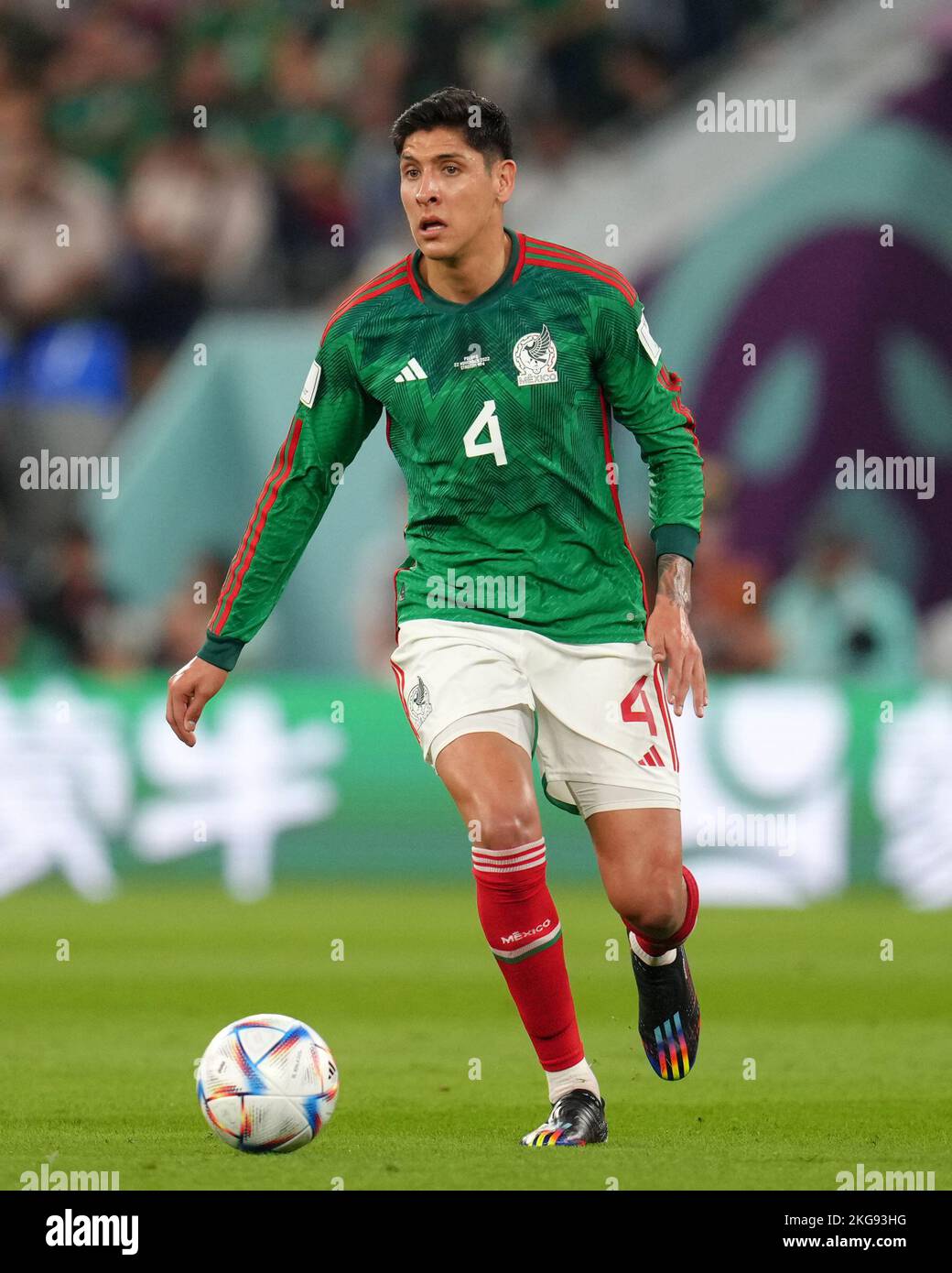 Mexico's Edson Alvarez during the FIFA World Cup Group C match at ...