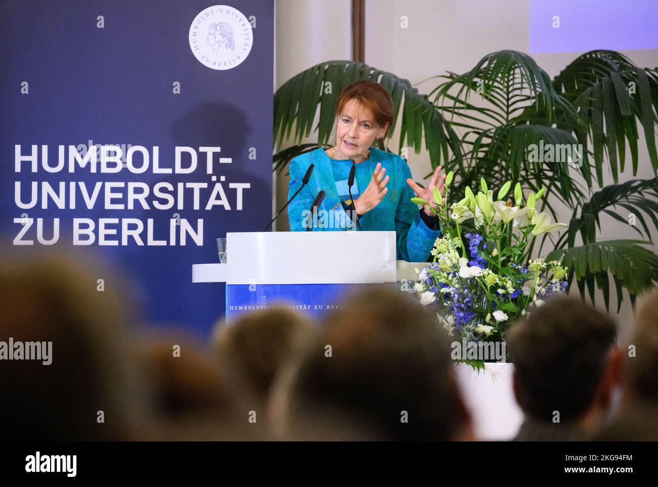 Berlin, Germany. 22nd Nov, 2022. Edelgard Bulmahn (SPD), Chair of the ...