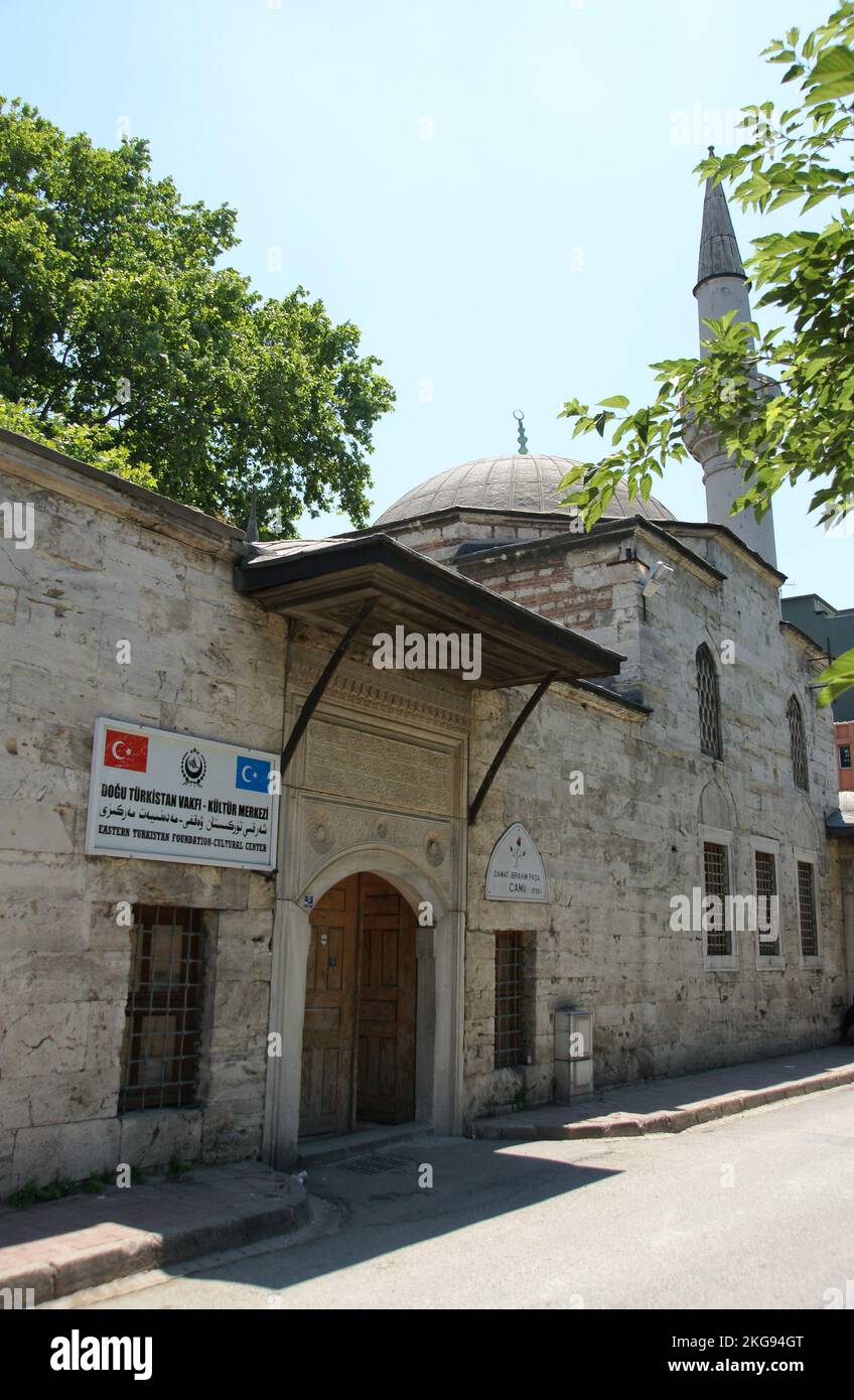Located in Istanbul, Turkey, Damat Ibrahim Pasha Mosque was built in ...