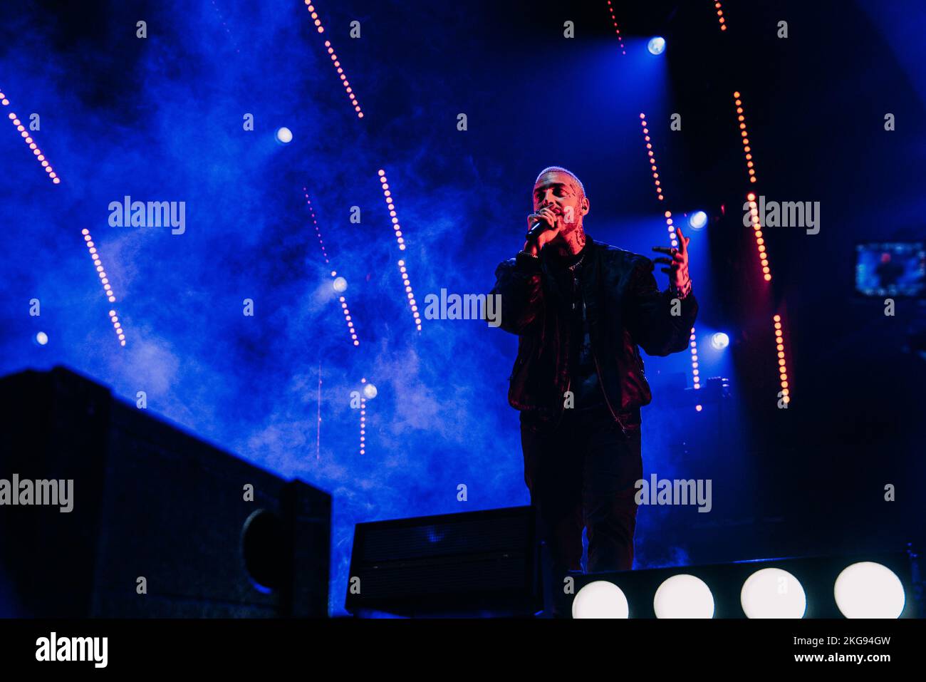 Luche on stage during Luche - DVLA Tour, Italian singer Music Concert ...