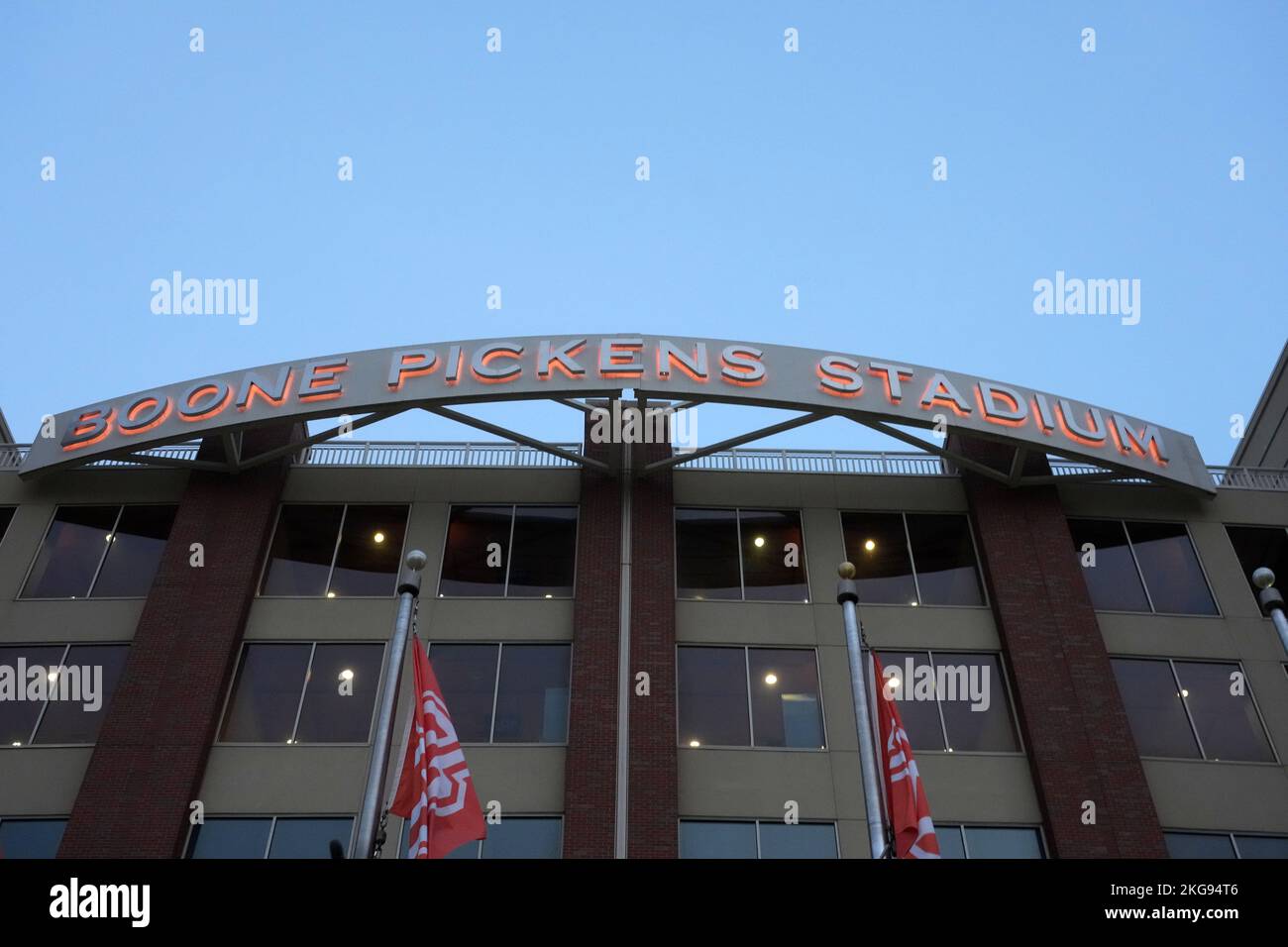 A general overall view of Boone Pickens Stadium on the campus of ...
