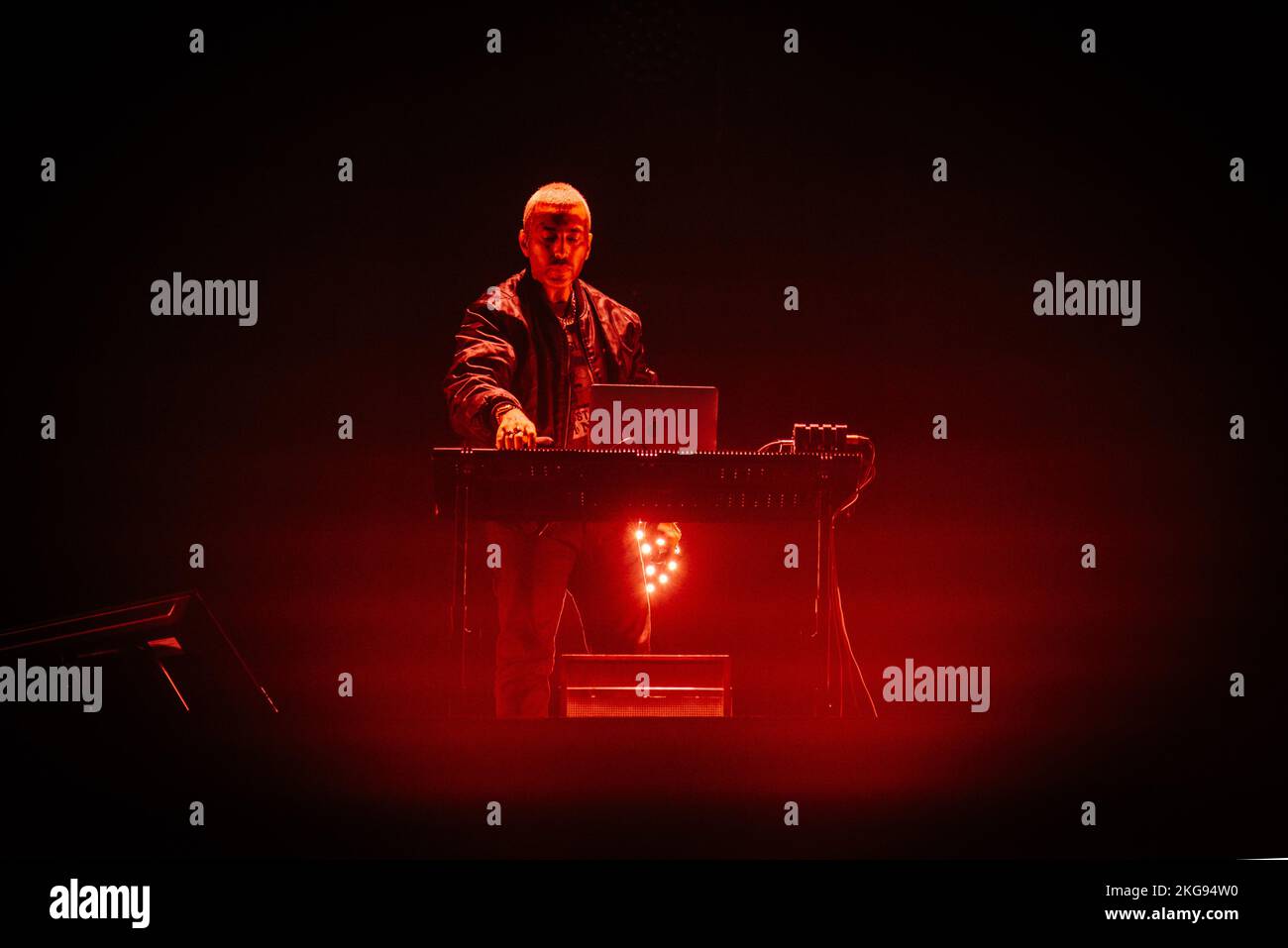 Luche on stage during Luche - DVLA Tour, Italian singer Music Concert ...