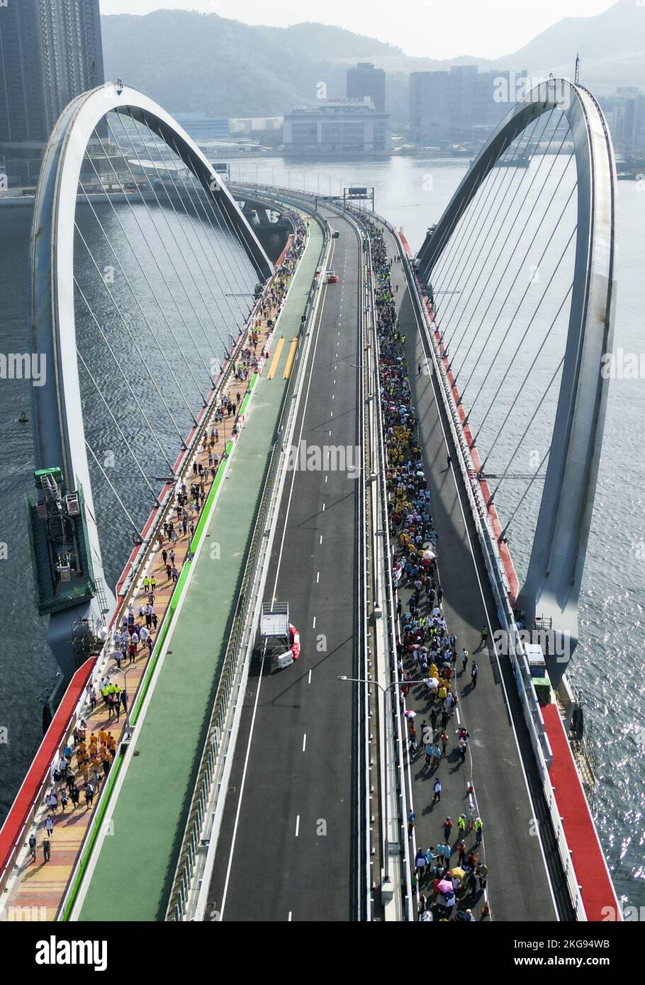 The Community Chest's Walk for Millions at the new Cross Bay Link in ...