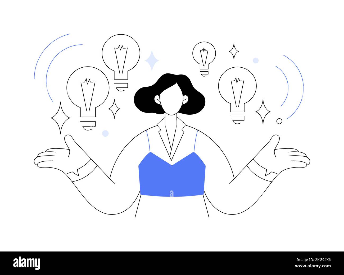 Imagination abstract concept vector illustration Stock Vector Image ...