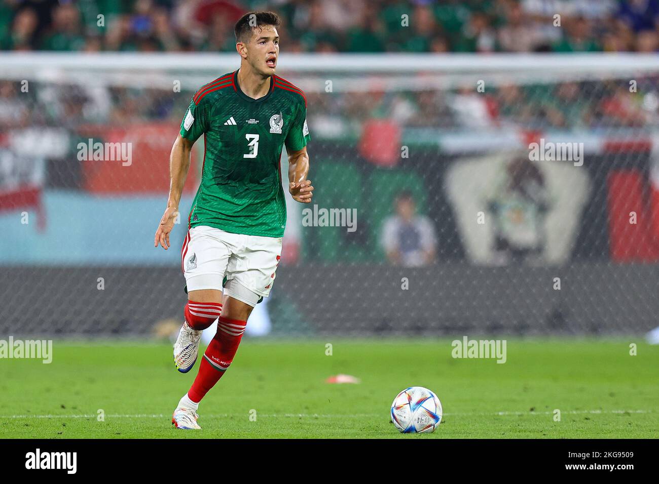 Cesar Montes during the FIFA World Cup Qatar 2022 Group C match between ...