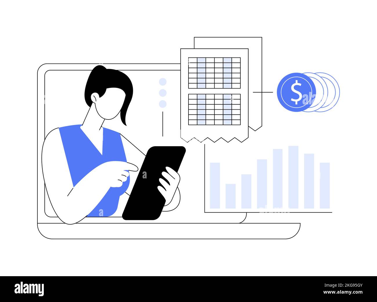 Enterprise accounting abstract concept vector illustration Stock Vector ...