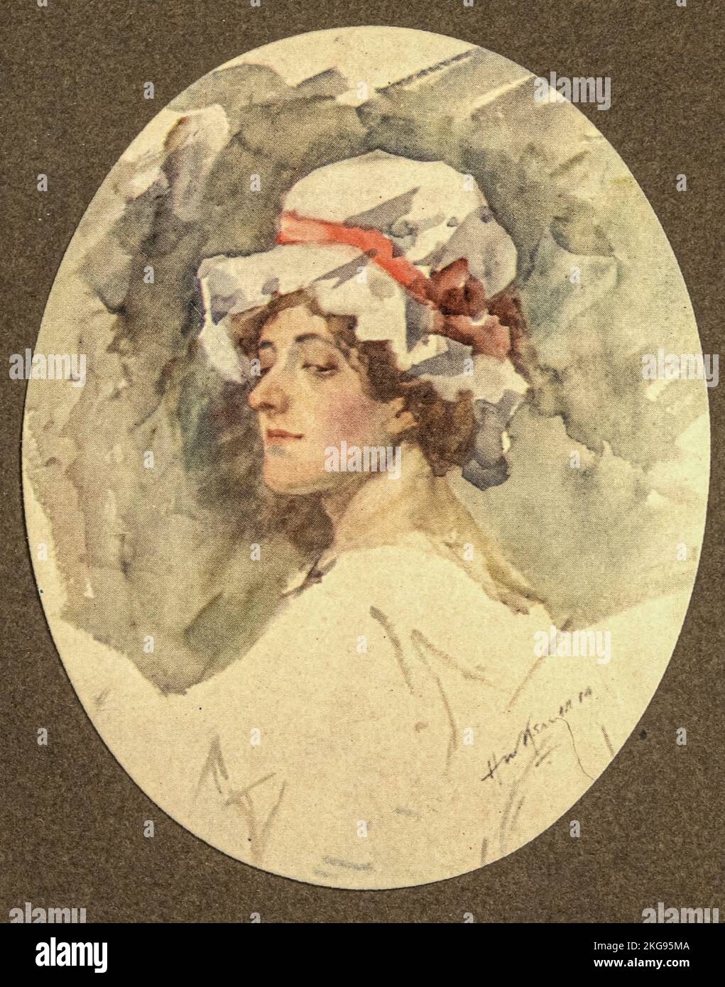 The Laird's Daughter from a water-colour drawing by HENRY W. KERR from ...