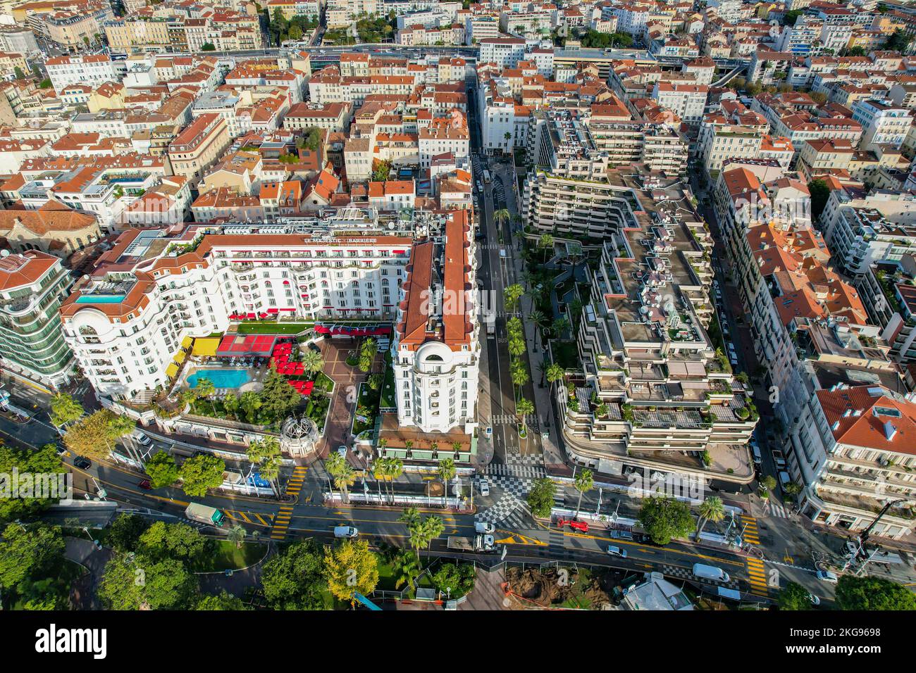 Cannes aerial hi-res stock photography and images - Alamy