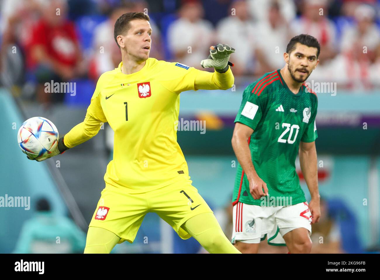22.11.2022, Doha , football, FIFA World Cup 2022, Mexico vs Poland the ...