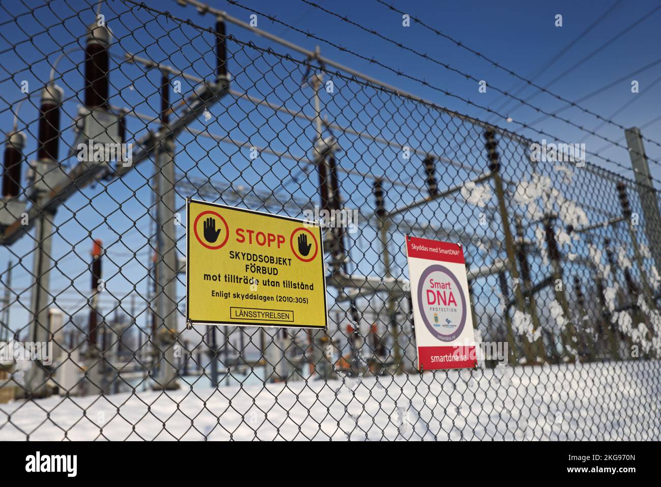 Seasonal weather, a High-voltage switchgear, after Monday's heavy ...