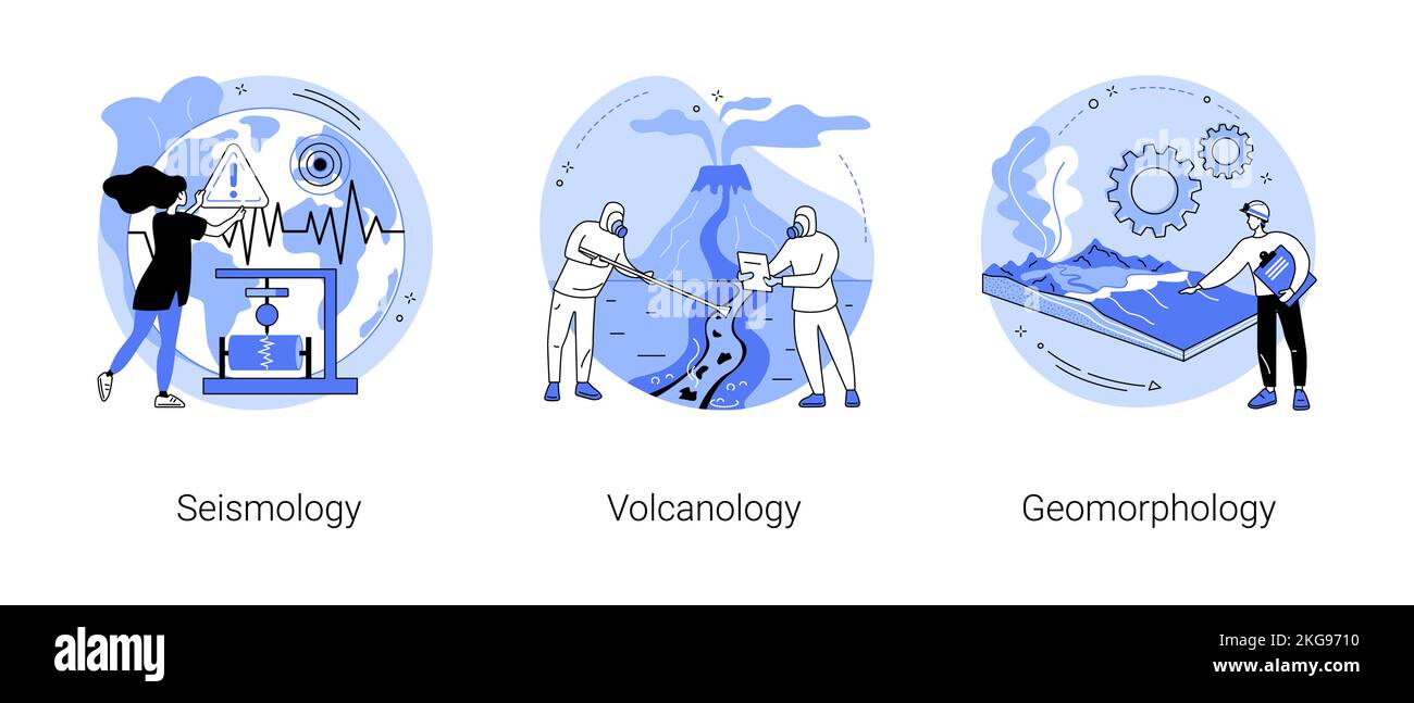 Earth science abstract concept vector illustrations Stock Vector Image ...