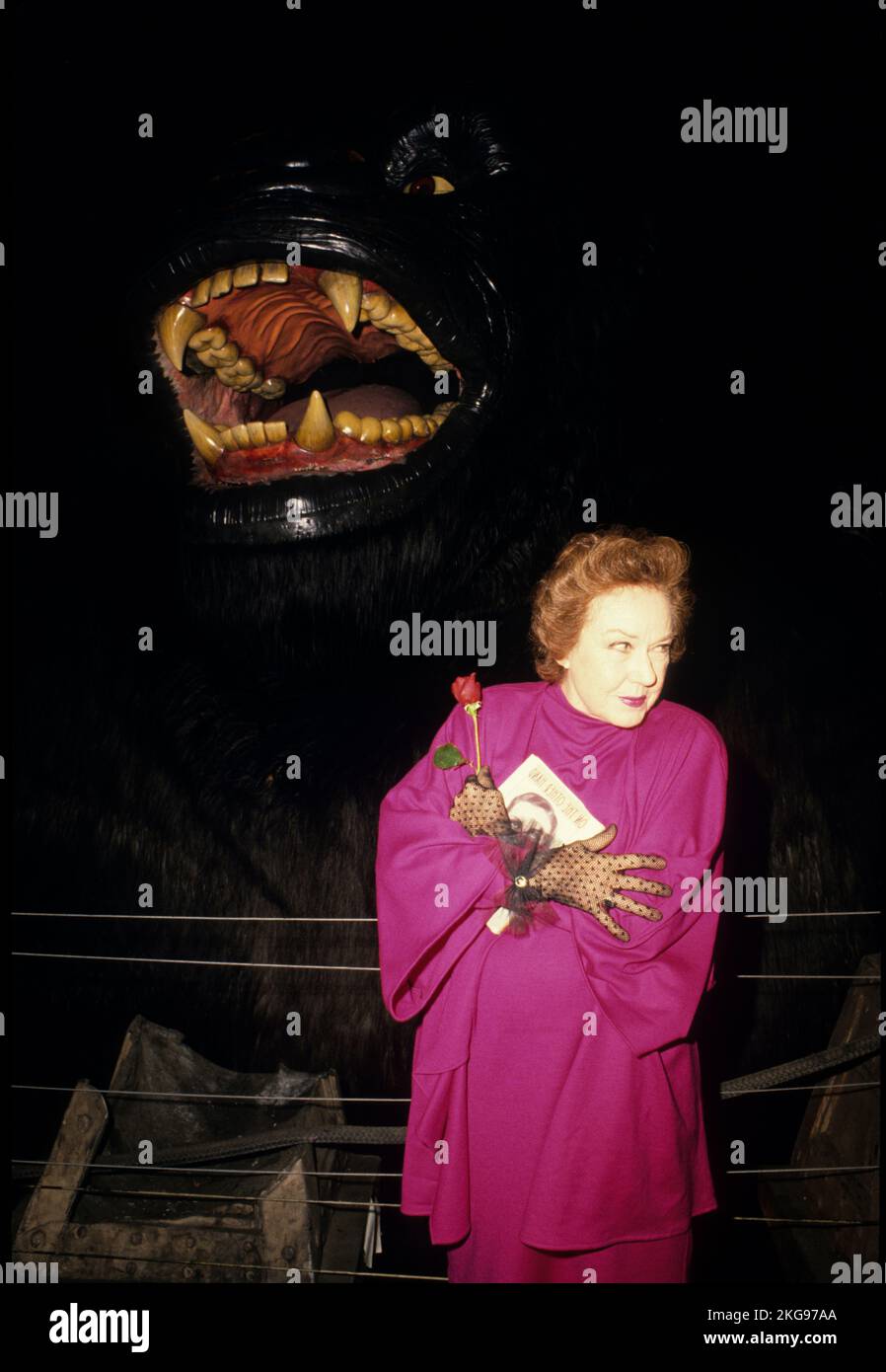 Fay Wray and King Kong ,Holliwood 1988 Stock Photo - Alamy