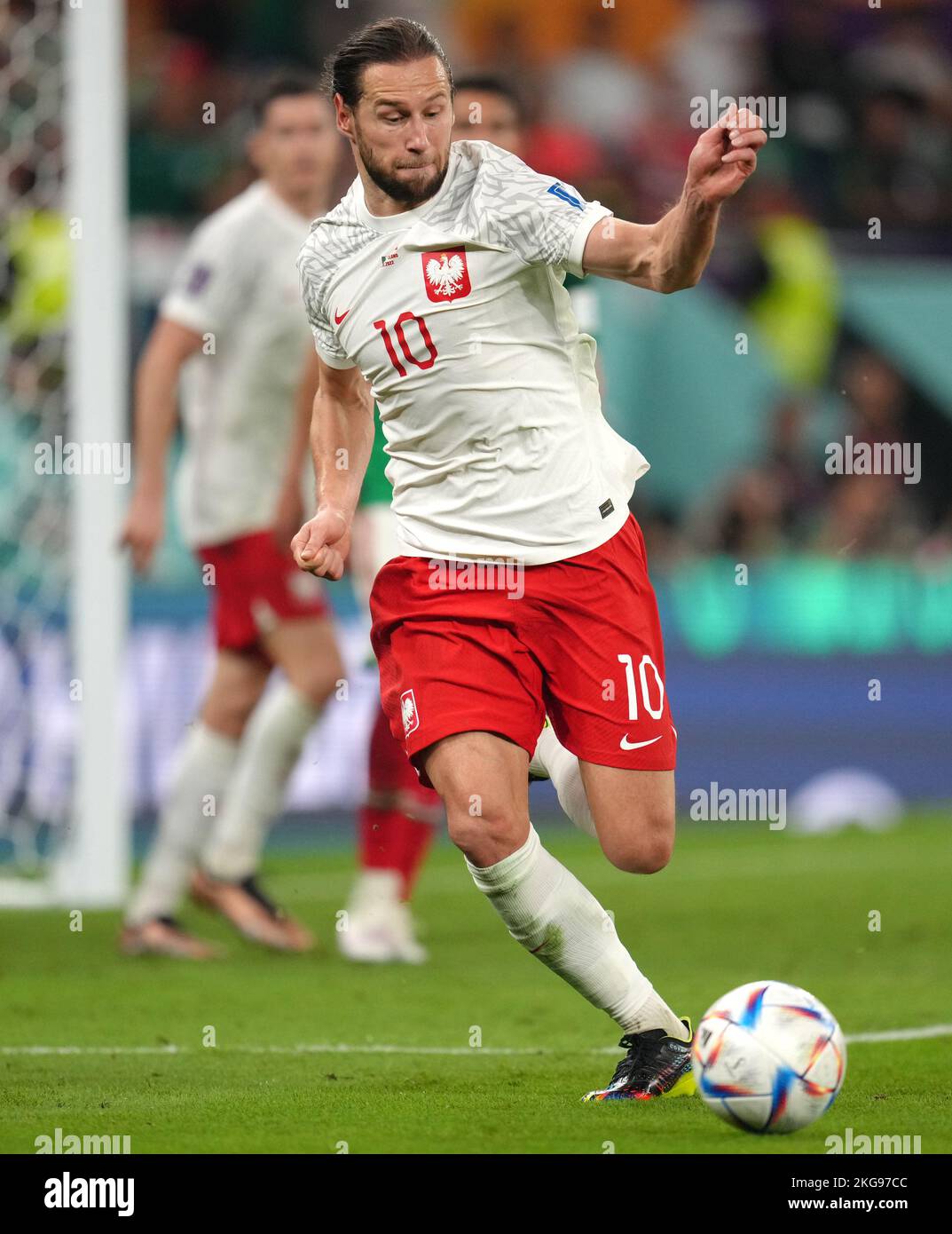 Poland's Grzegorz Krychowiak during the FIFA World Cup Group C match at ...