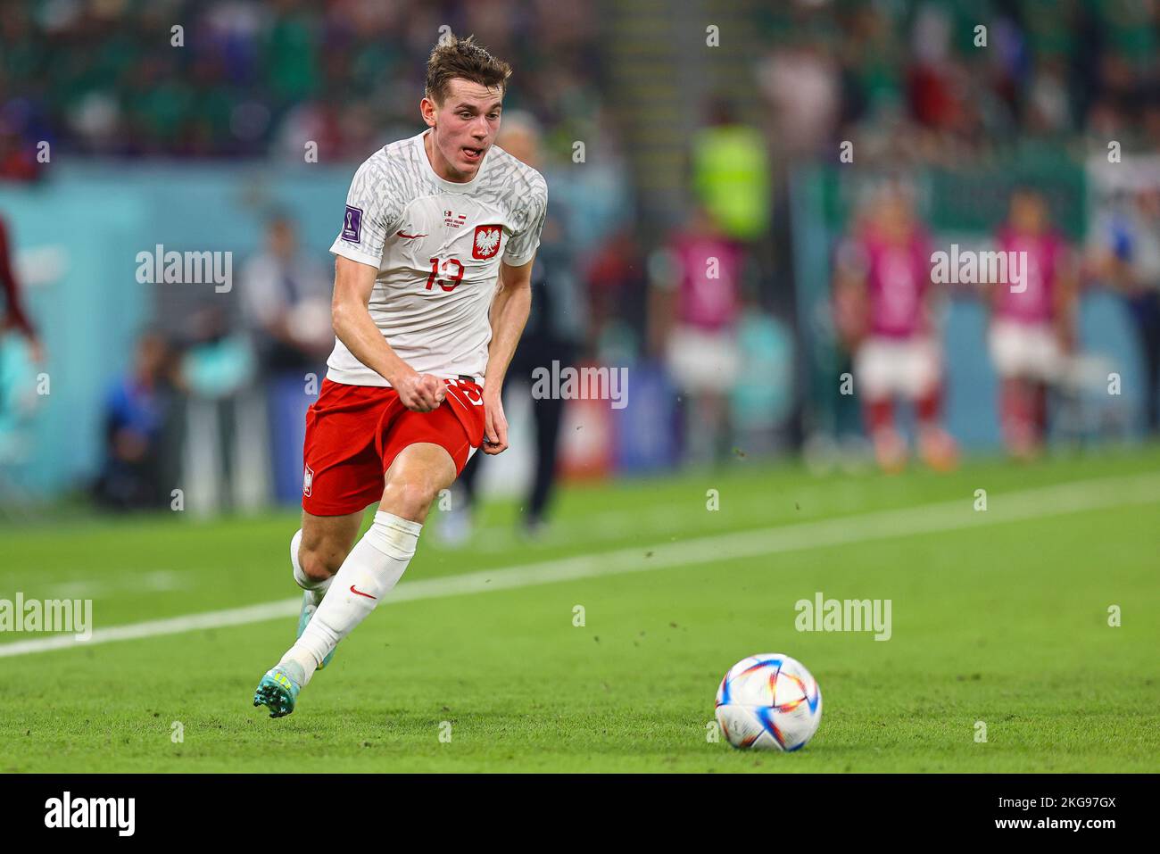 Jakub Kaminski during the FIFA World Cup Qatar 2022 Group C match ...