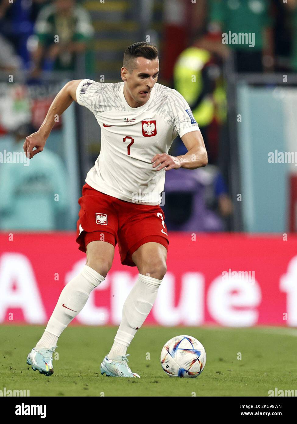 DOHA - Qatar, 22/11/2022, Arkadiusz Milik of Poland during the FIFA ...