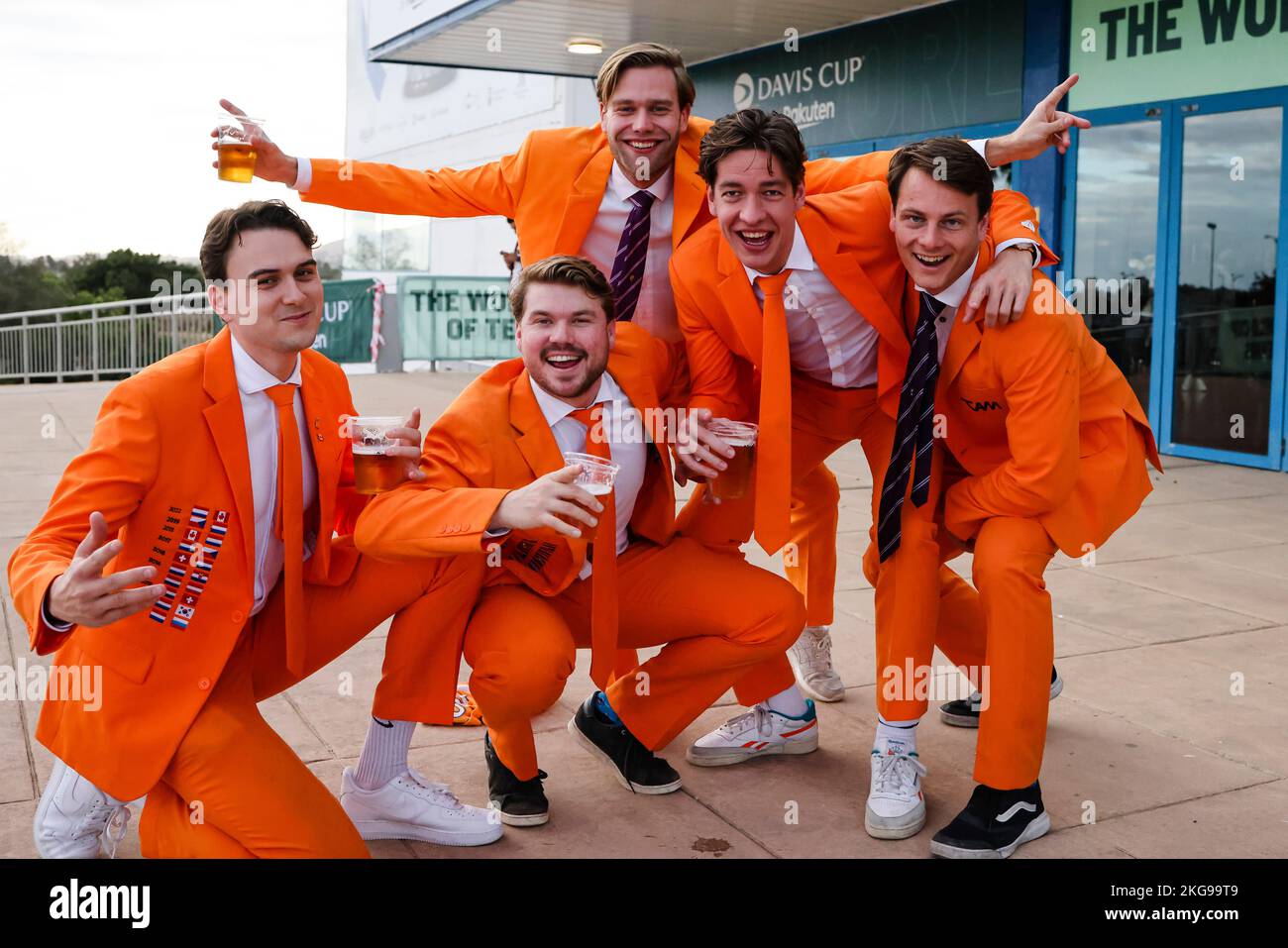 22 November 2022, Spain, Málaga: Tennis, Men: Davis Cup - knockout ...