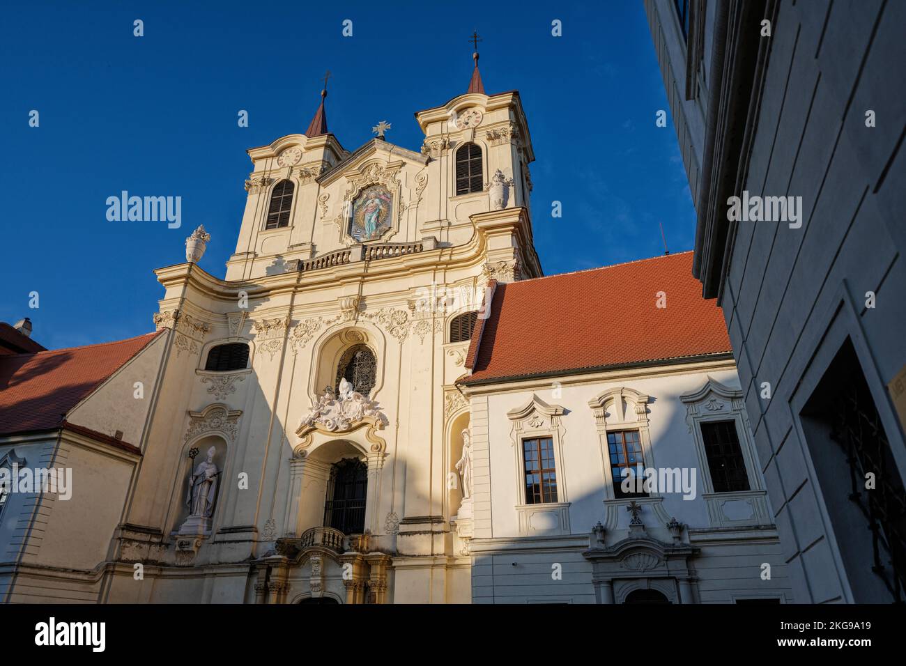 Benedictine monastery and the church of St. Peter and Paul in Rajhrad ...