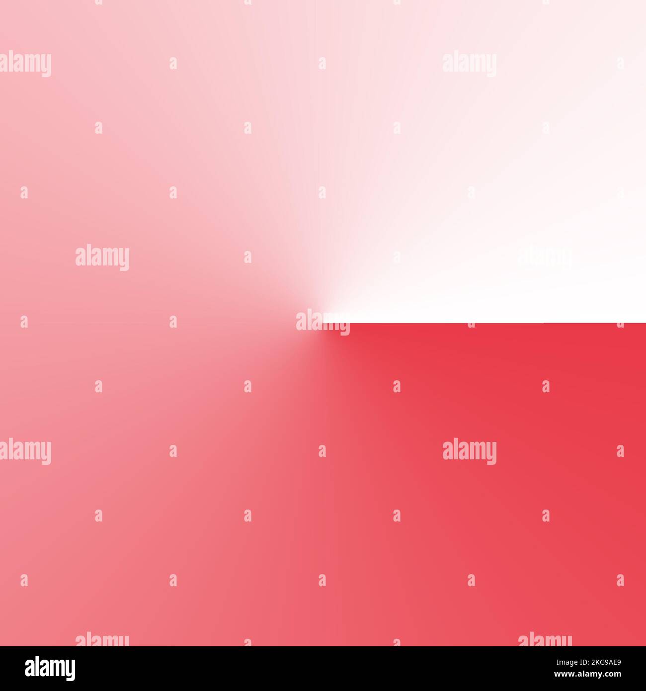 Square half filled with blurred pink and with two small squares filled ...