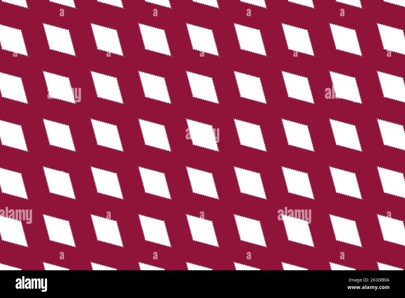 Geometric pattern in the colors of the national flag of Qatar. The ...