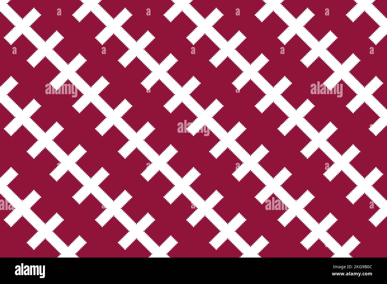 Geometric pattern in the colors of the national flag of Qatar. The ...