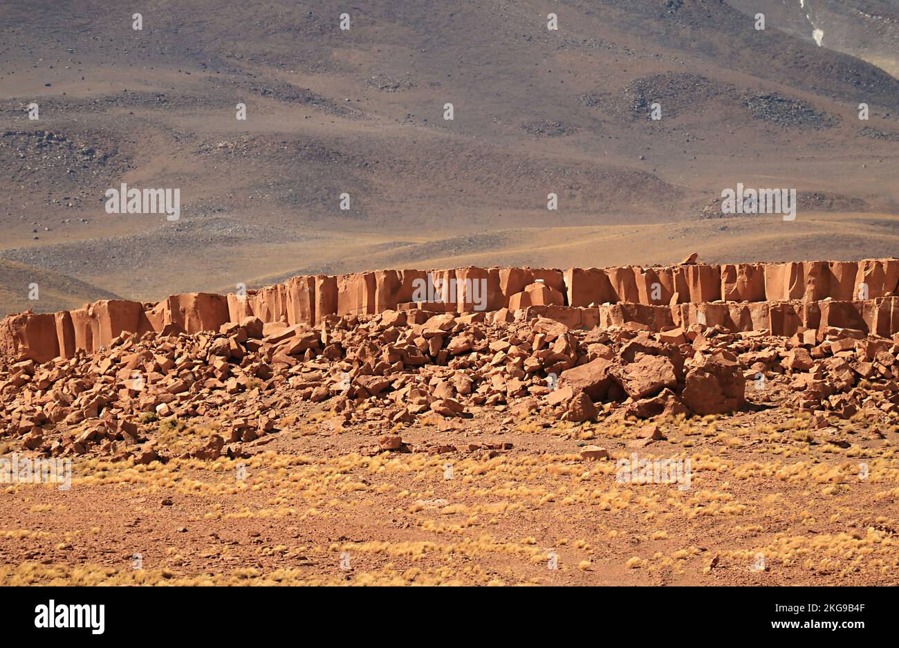 Amazing rock formations in Los Flamencos National Reserve National Park ...
