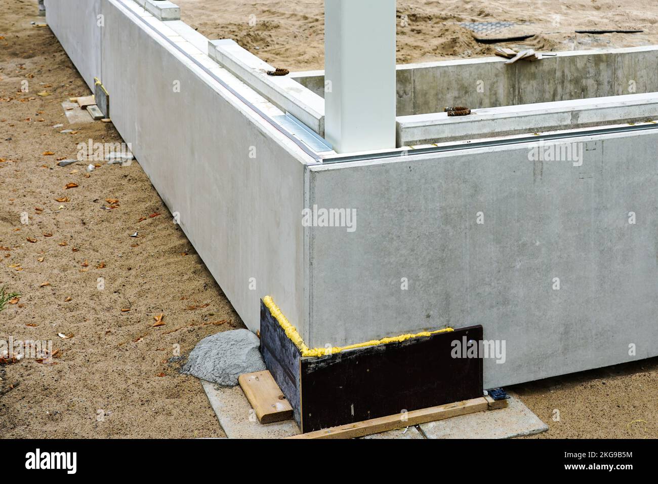 Concrete Block Columns Construction Aerated Concrete Block C2/350