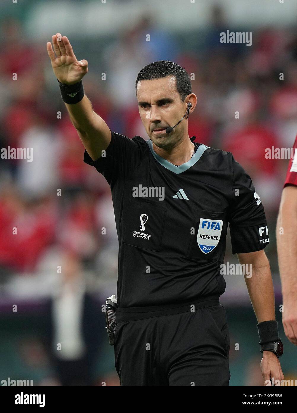 Doha, Qatar on November 22, 2022. World Cup FIFA 2022, Group D, Denmark ...