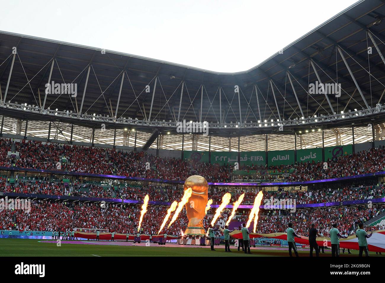 Doha, Qatar on November 22, 2022. World Cup FIFA 2022, Group D, Denmark ...