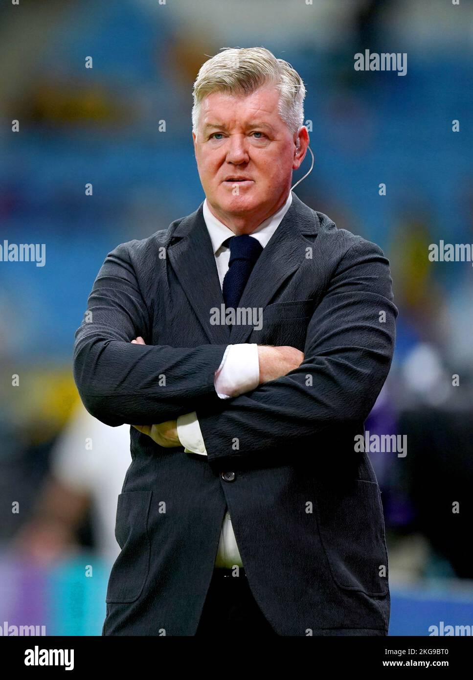 Sky Sports presenter Geoff Shreeves ahead of the FIFA World Cup Group D ...