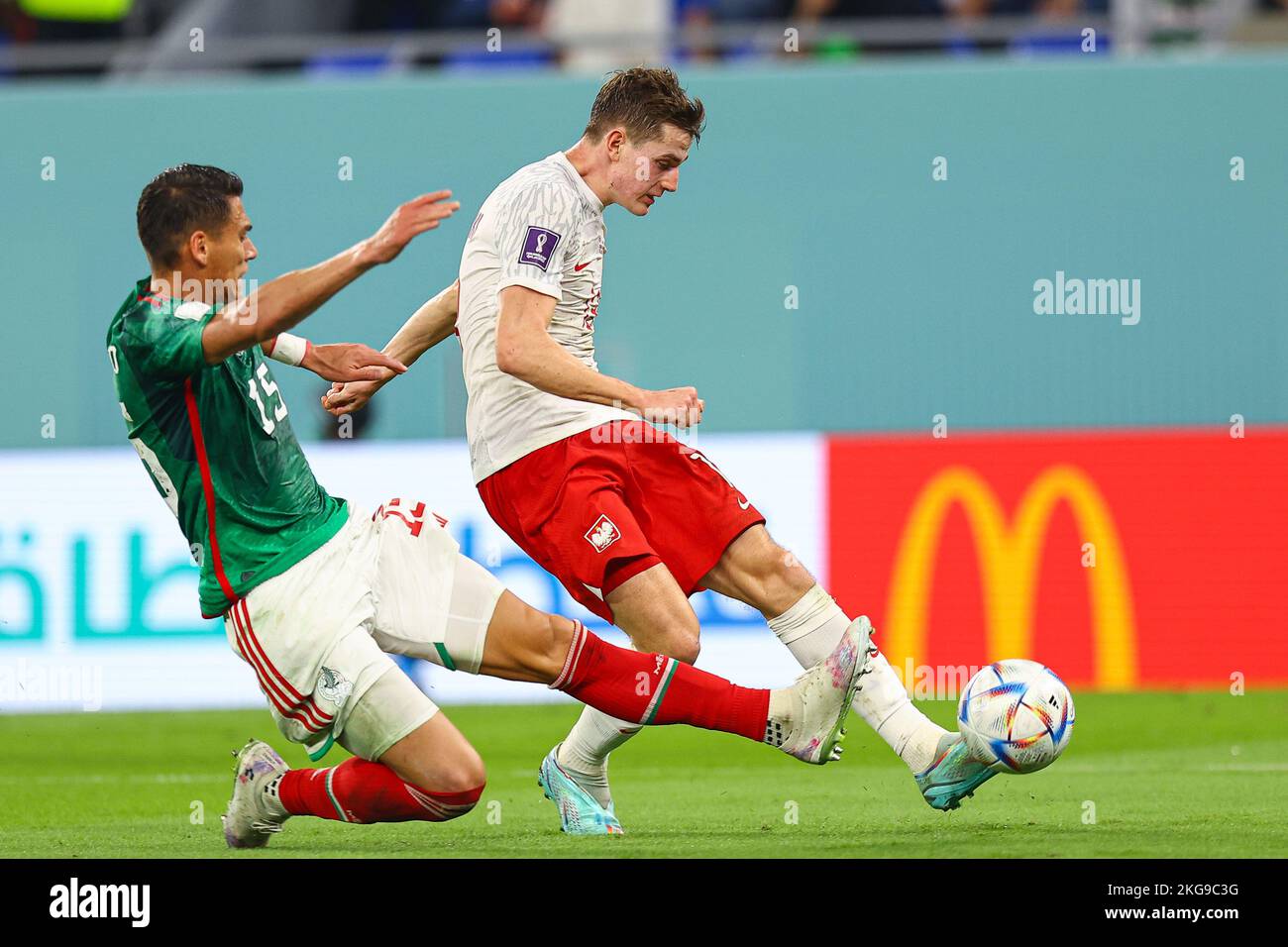 Jakub Kaminski during the FIFA World Cup Qatar 2022 Group C match ...