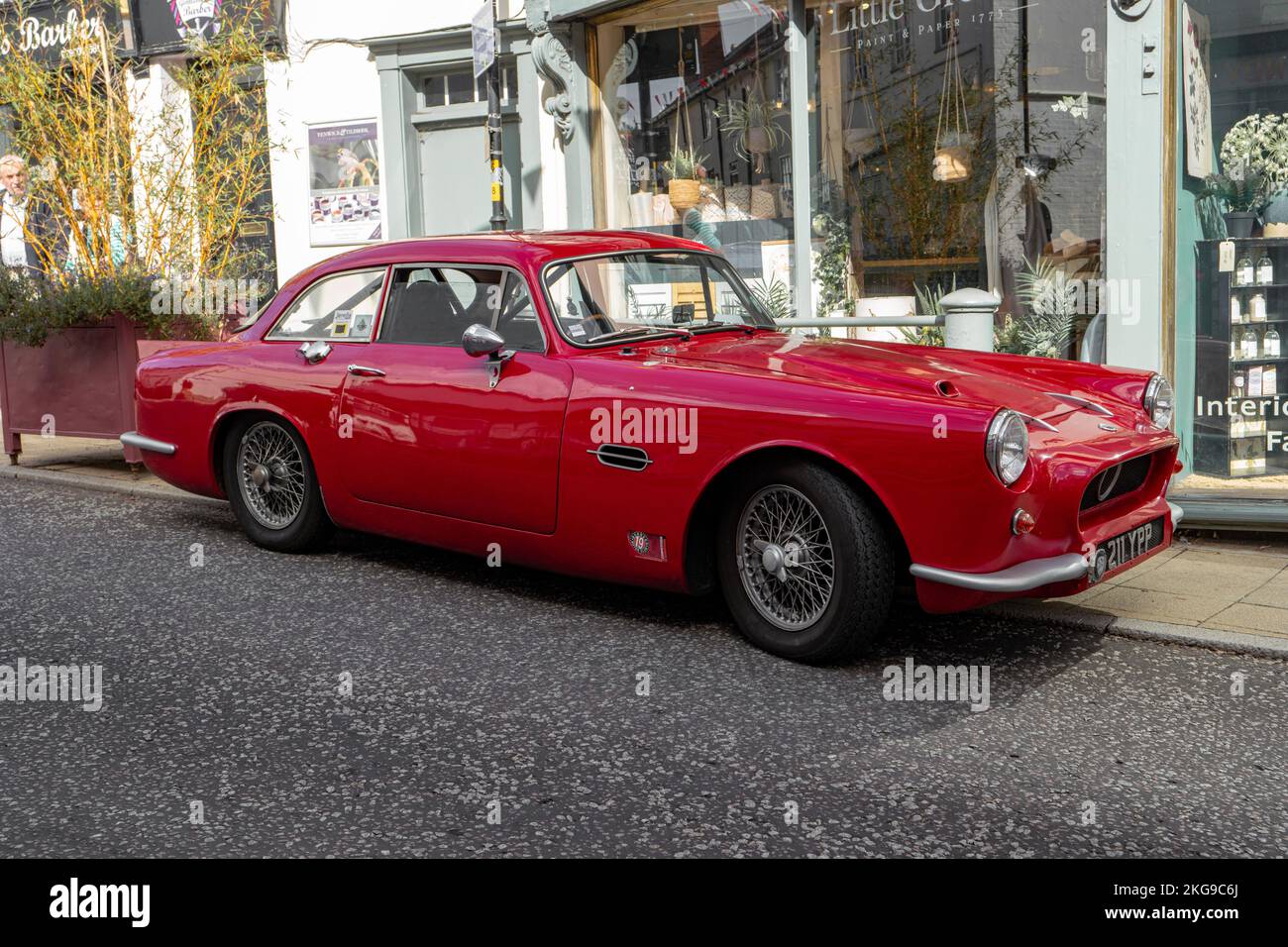 A red 1959 PEERLESS GT PHASE 11, at the Diss Classic Car event Stock ...