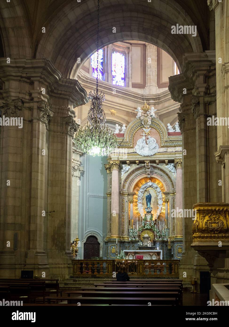 Interior of the Sanctuary of Our Lady of Sameiro Stock Photo - Alamy