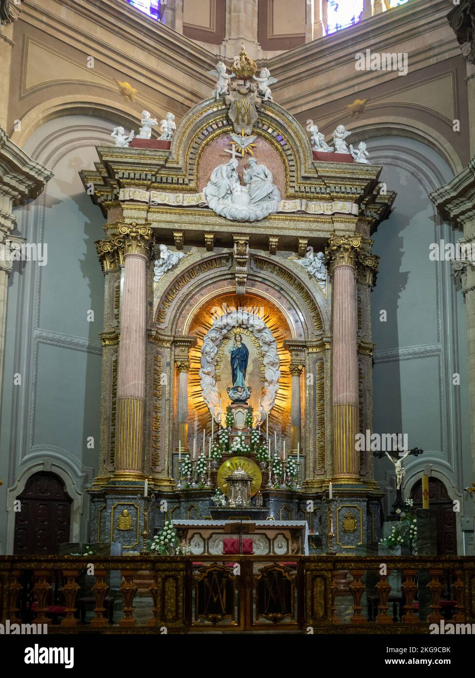 High altar of the Sanctuary of Our Lady of Sameiro Stock Photo - Alamy