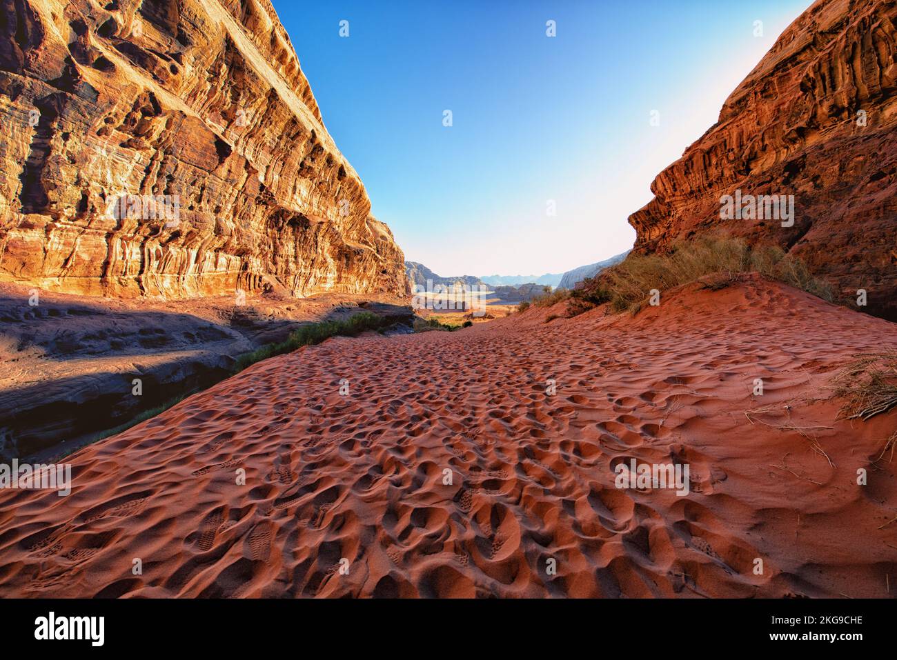 Beautiful desert Wadi Rum, the Jordan Kingdom Stock Photo - Alamy