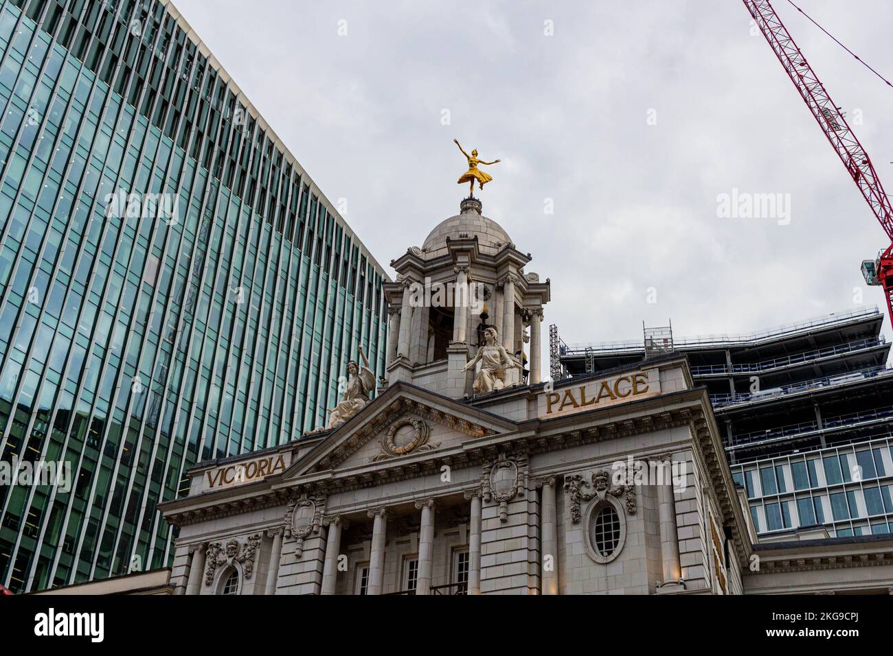 The Victoria Palace Theatre in London Stock Photo - Alamy
