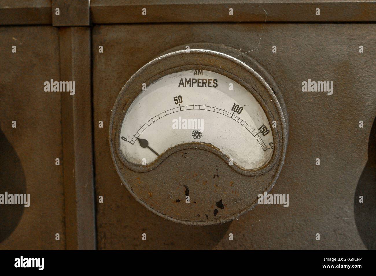 Control Panel at Bawdsey Radar station Stock Photo - Alamy