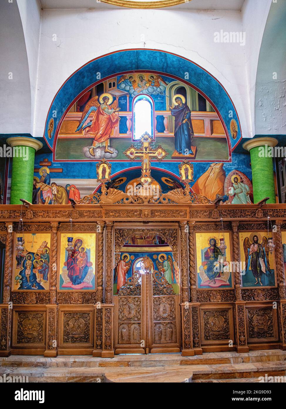 The place where Jesus was baptized. Jordan Kingdom Stock Photo - Alamy