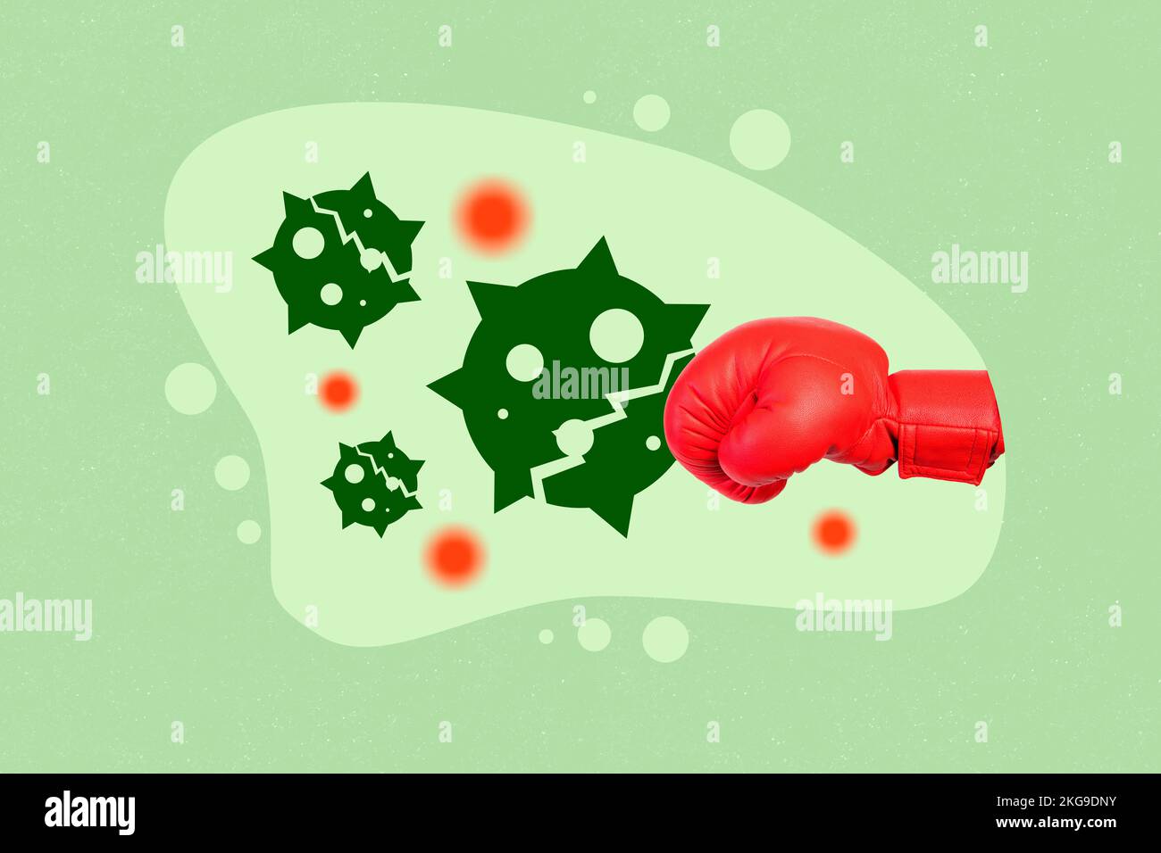 Fight against the germs poster hi-res stock photography and images - Alamy