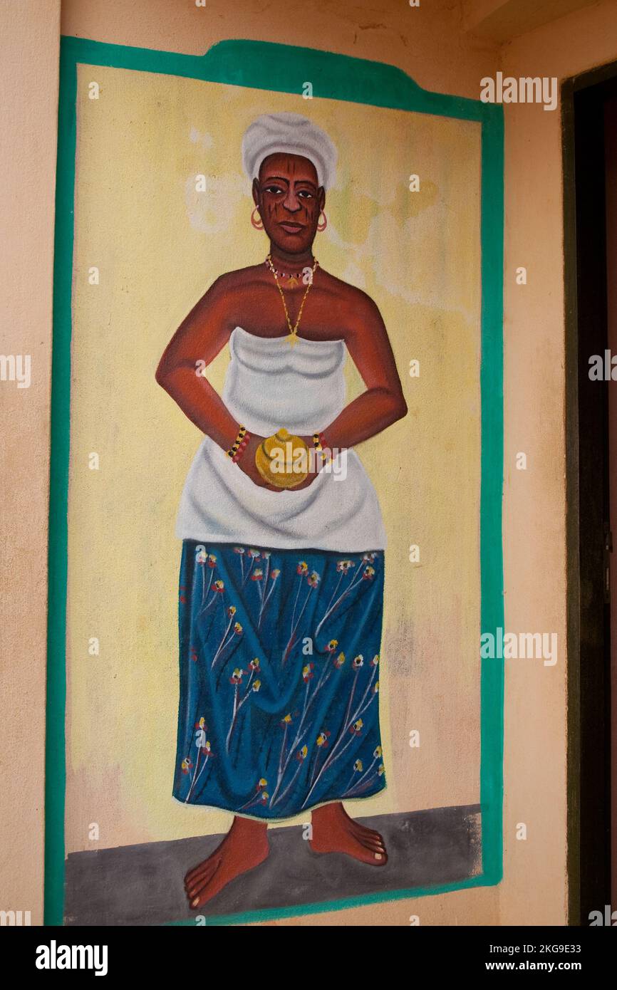 Picture of priestess at entrance at python pit hi-res stock photography ...