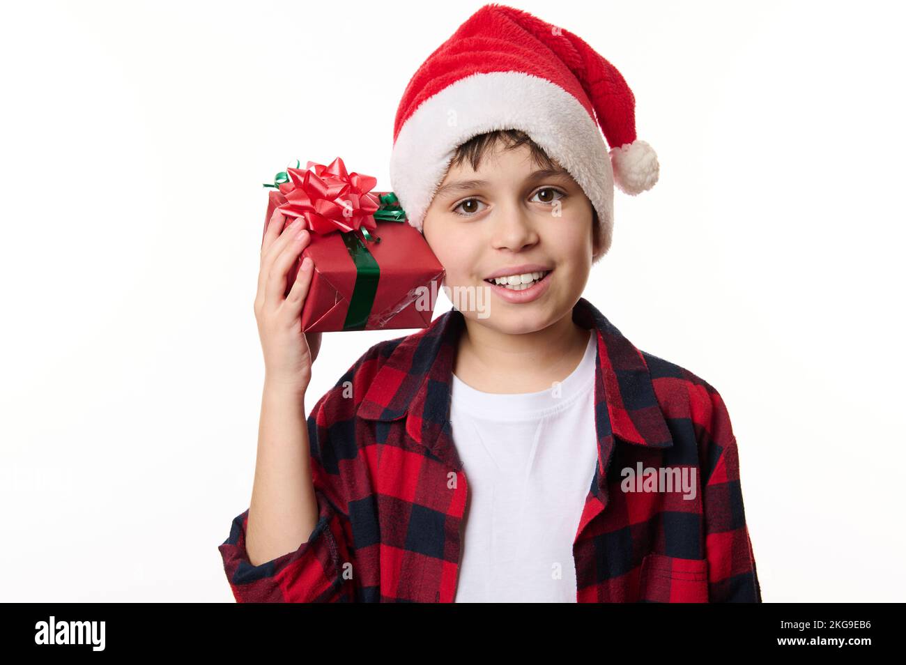 Kid guessing inside the box hi-res stock photography and images - Alamy