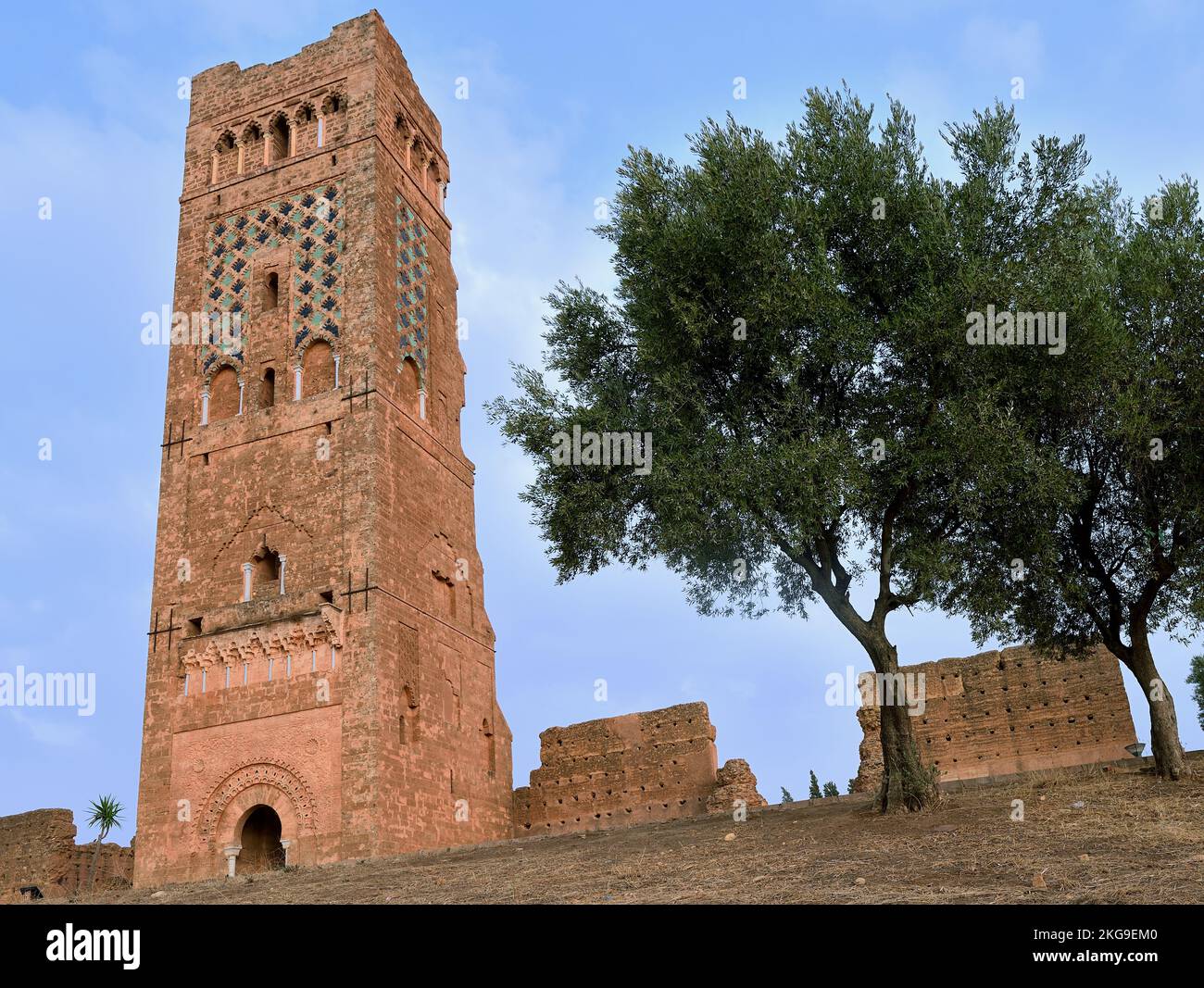 CITY OF TLEMCEN IN ALGERIA AND THE RUINS OF MANSOURAH PALACE AND ...